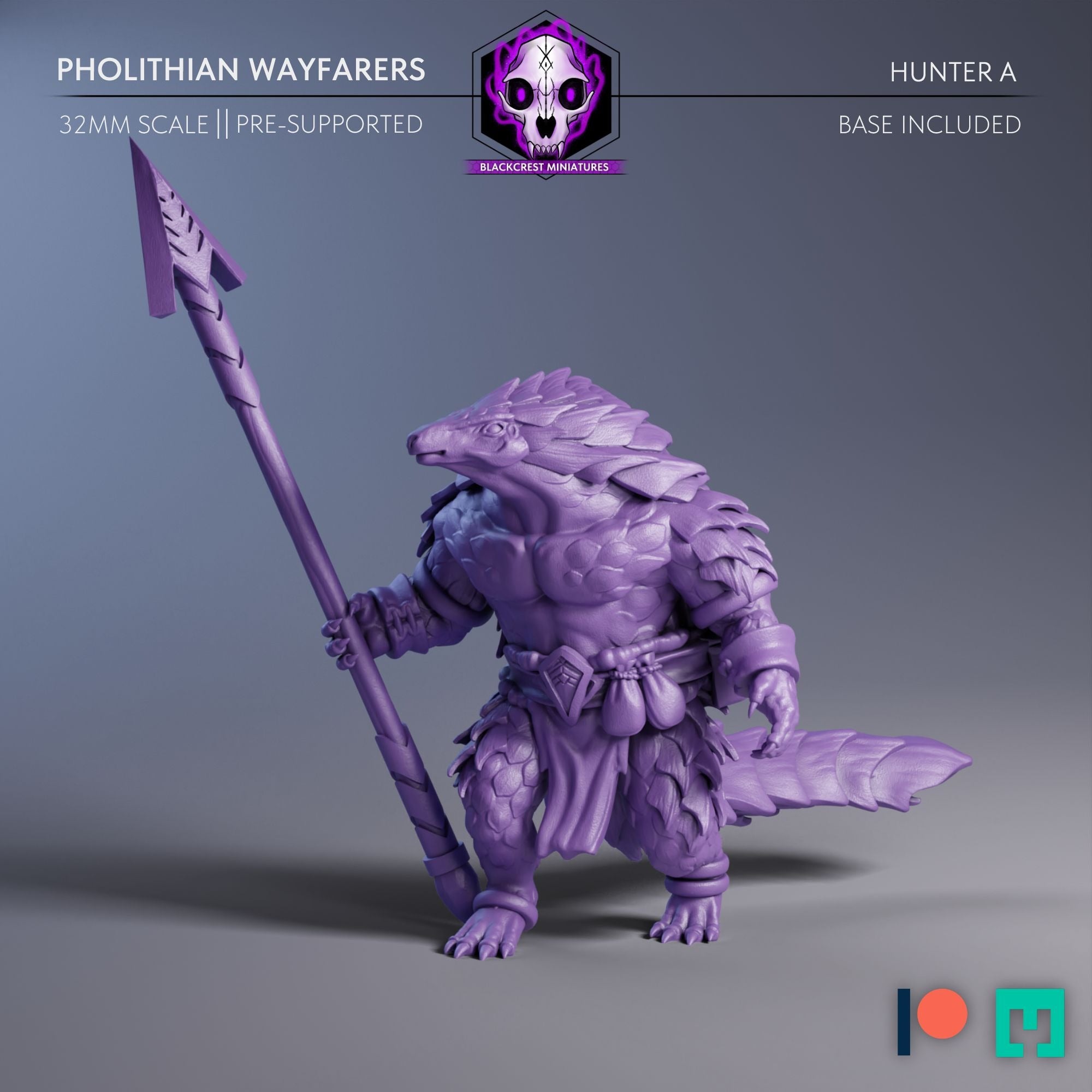 Pholithian Hunters - 3d Printed Miniature Sculpted by Blackcrest Minia – CheddarMinis