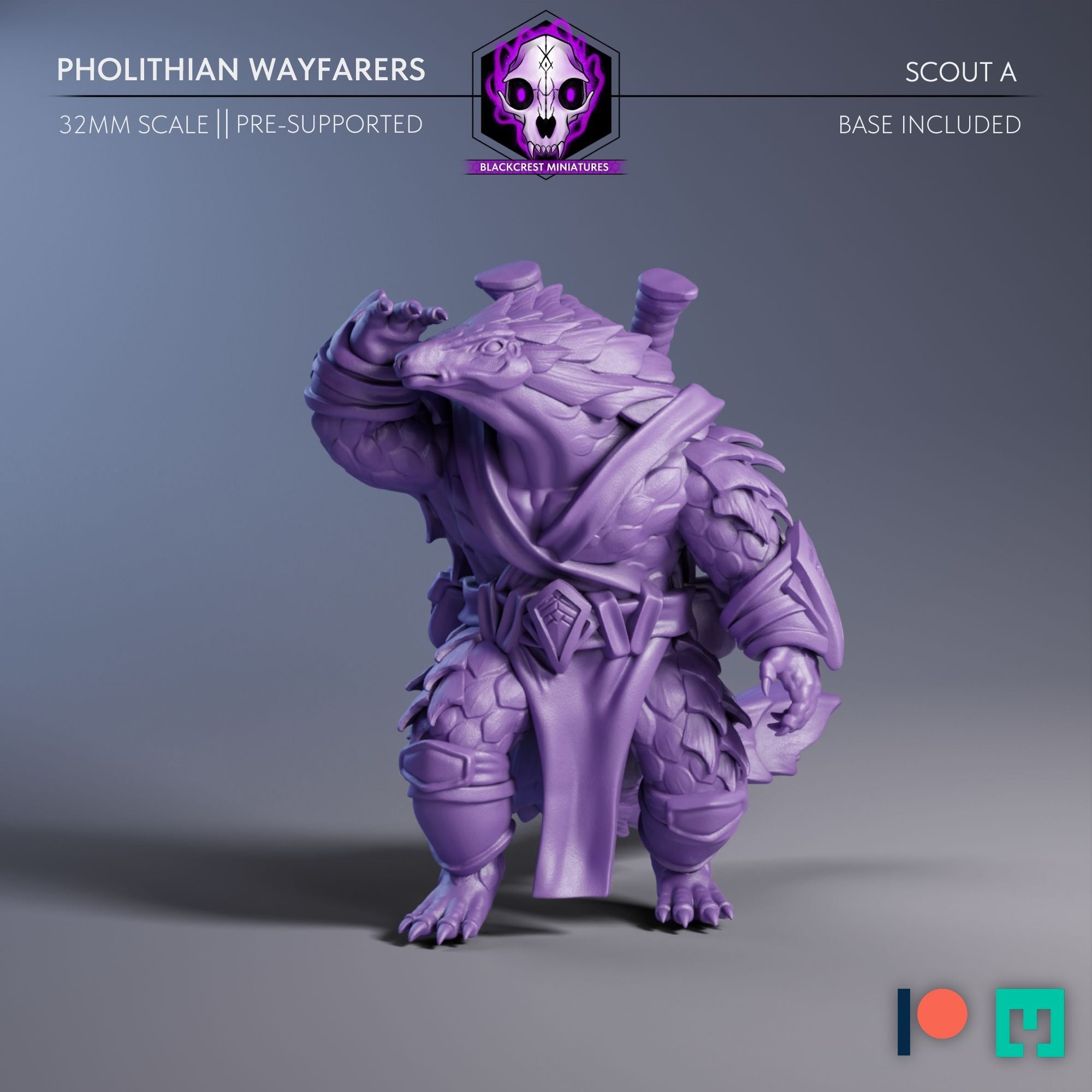 Pholithian Scouts - 3d Printed Miniature Sculpted by Blackcrest Miniat – CheddarMinis