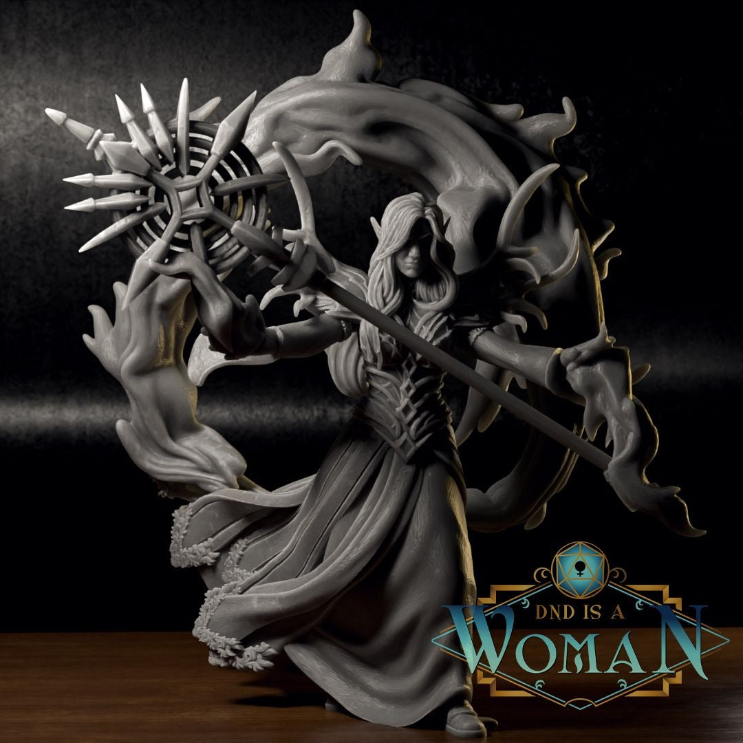 Mal, Changeling Sorcerer - 3d Printed Miniature by DND Is A Woman ...