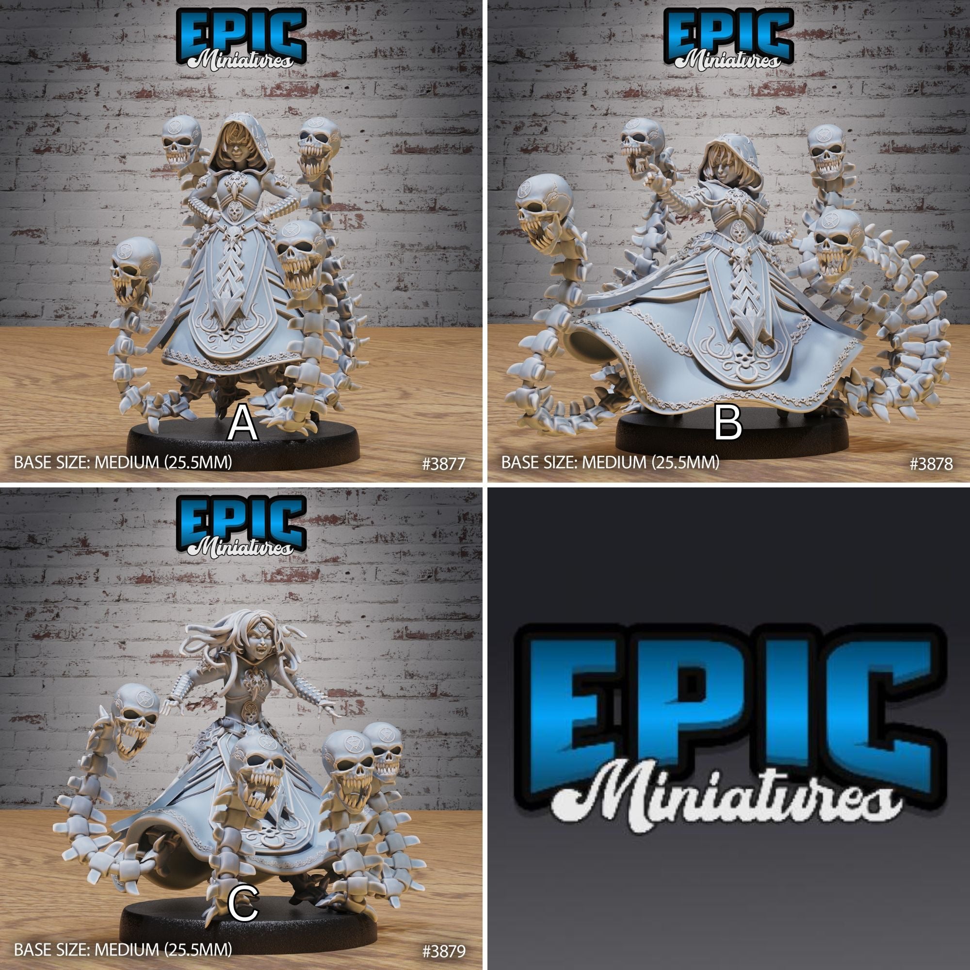 Gnome Lich Queen - 3d Printed by Epic Miniatures – CheddarMinis