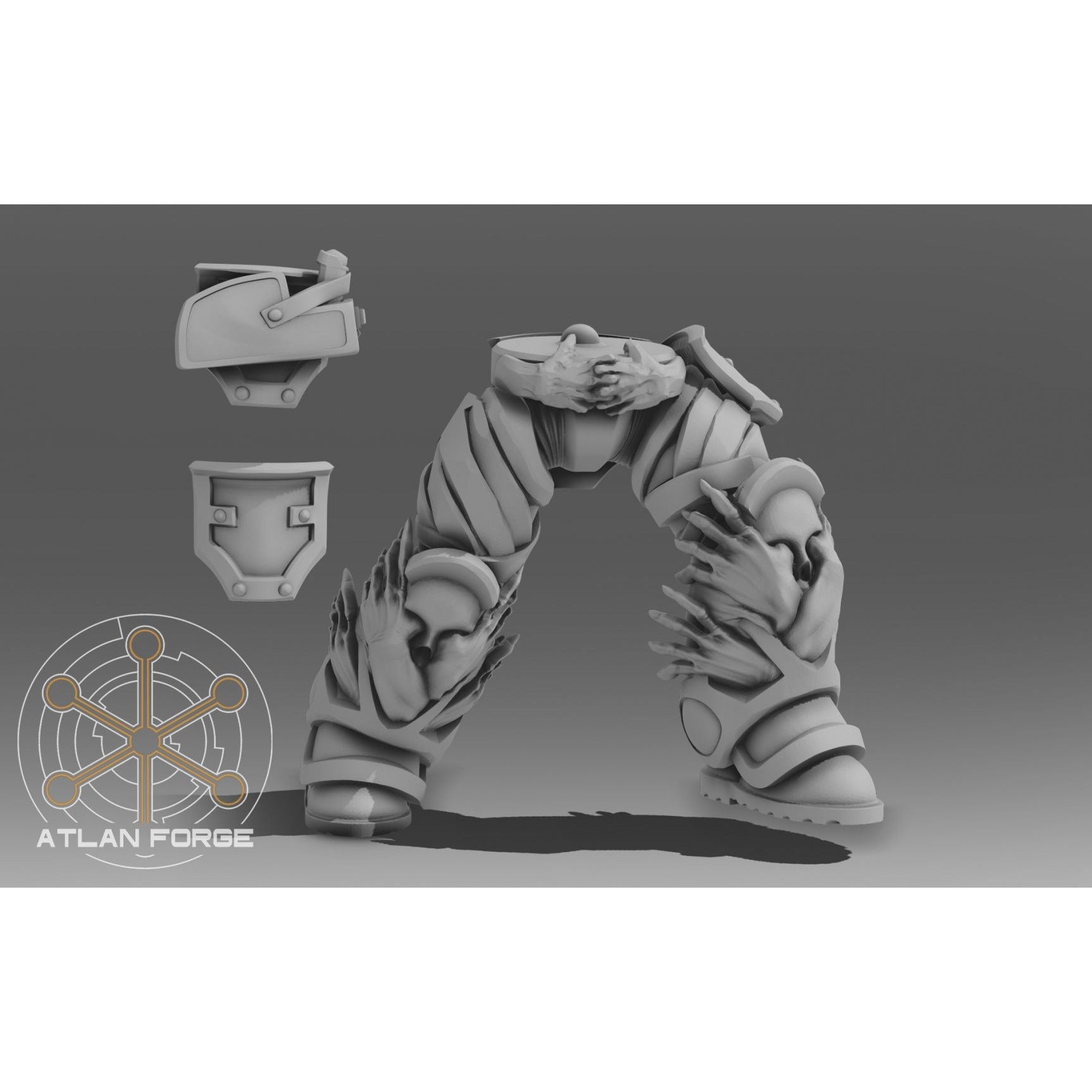 Manus Mortis Amputator - Modular Unit 3d Printed Miniature – CheddarMinis