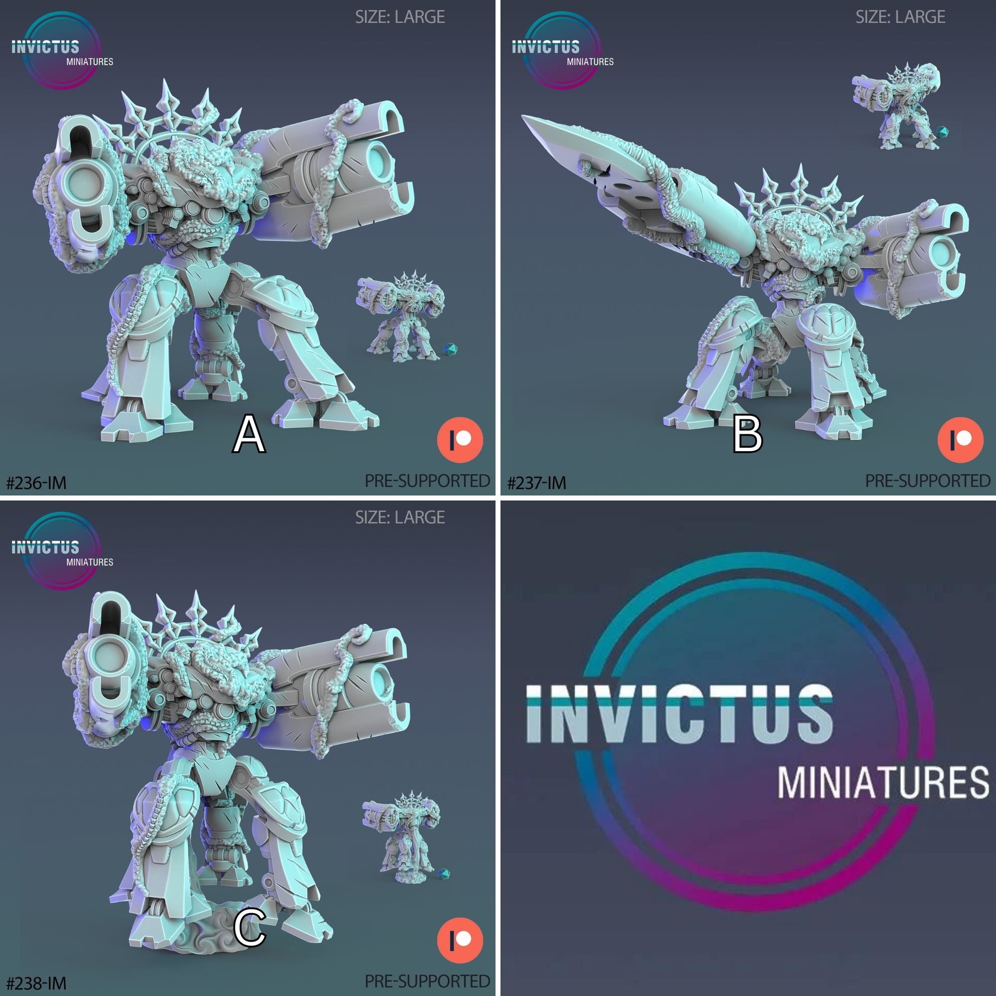 Infested War Machine - 3d Printed by Invictus Miniatures – CheddarMinis