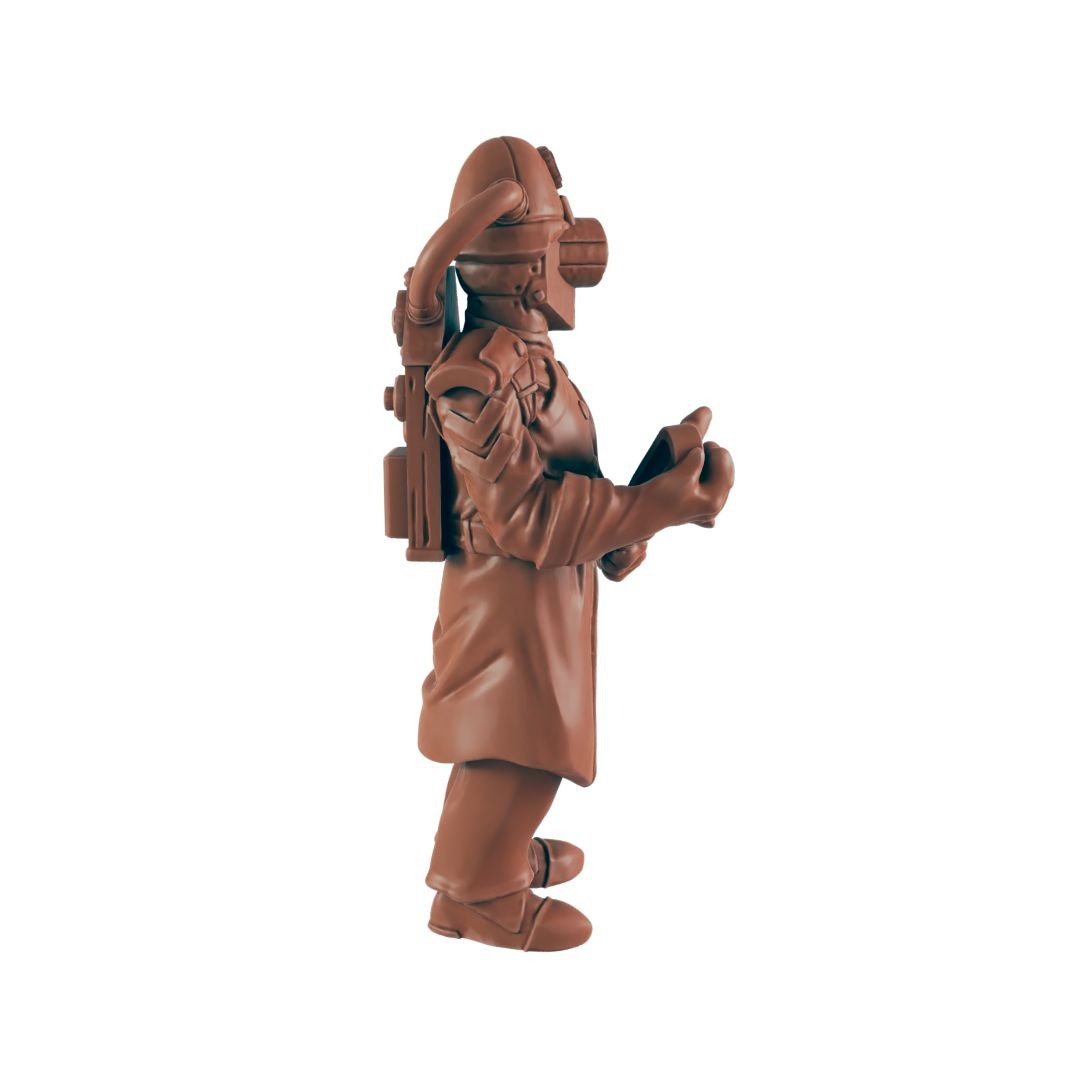 Police Automaton - Bolts and Brimstone - 3d Printed miniature by EC3D ...