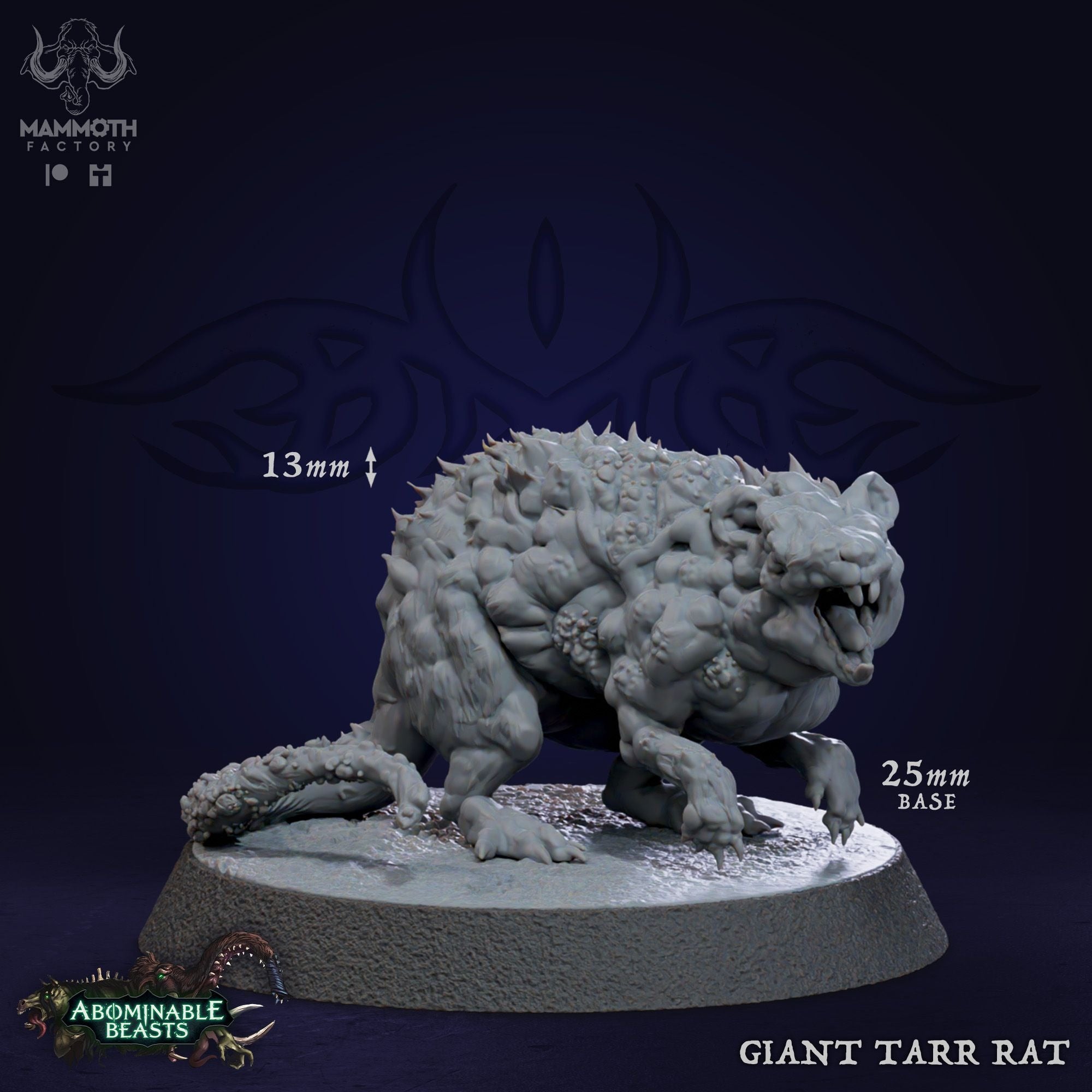 Tarr Corrupted Animals - 3d Printed Miniature by Mammoth Factory ...