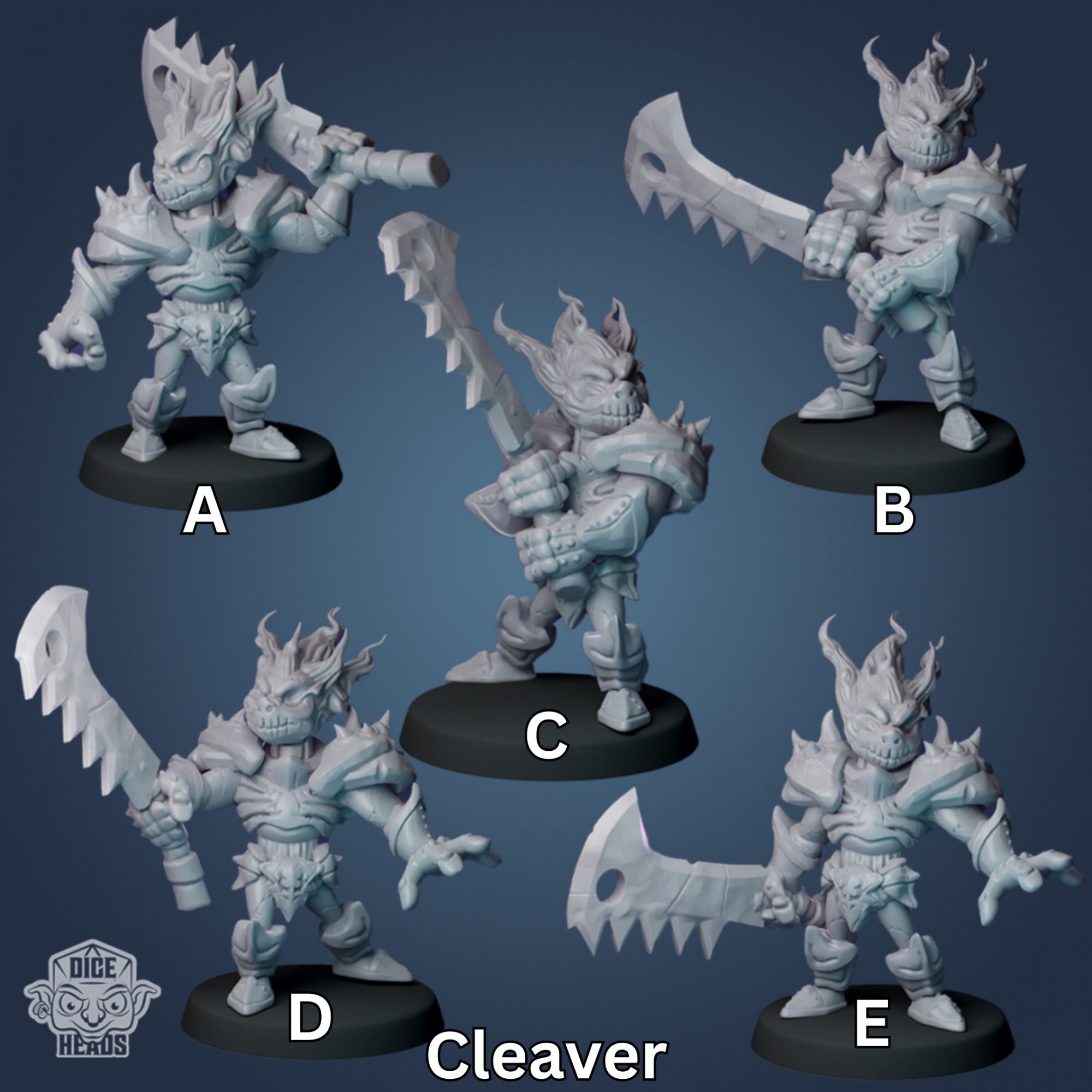 Wraith Fighters - 3d Printed Miniature by DiceHeads – CheddarMinis