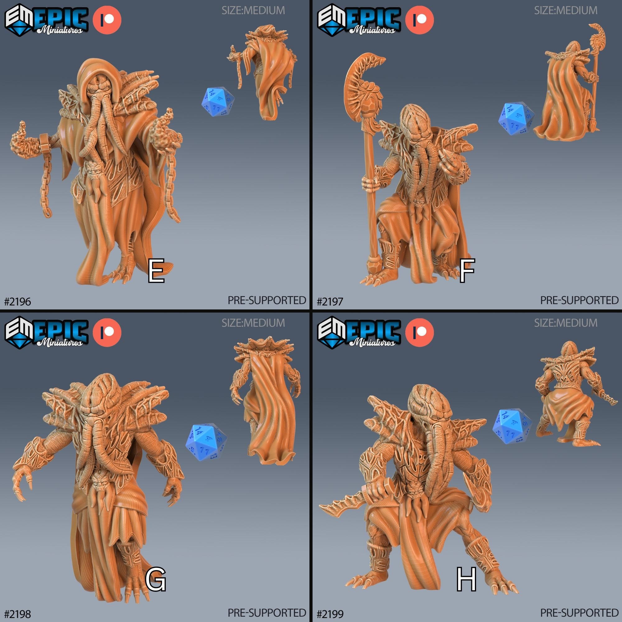 Mind Eater Crew - 3d Printed Miniature Sculpted by Epic Miniatures ...