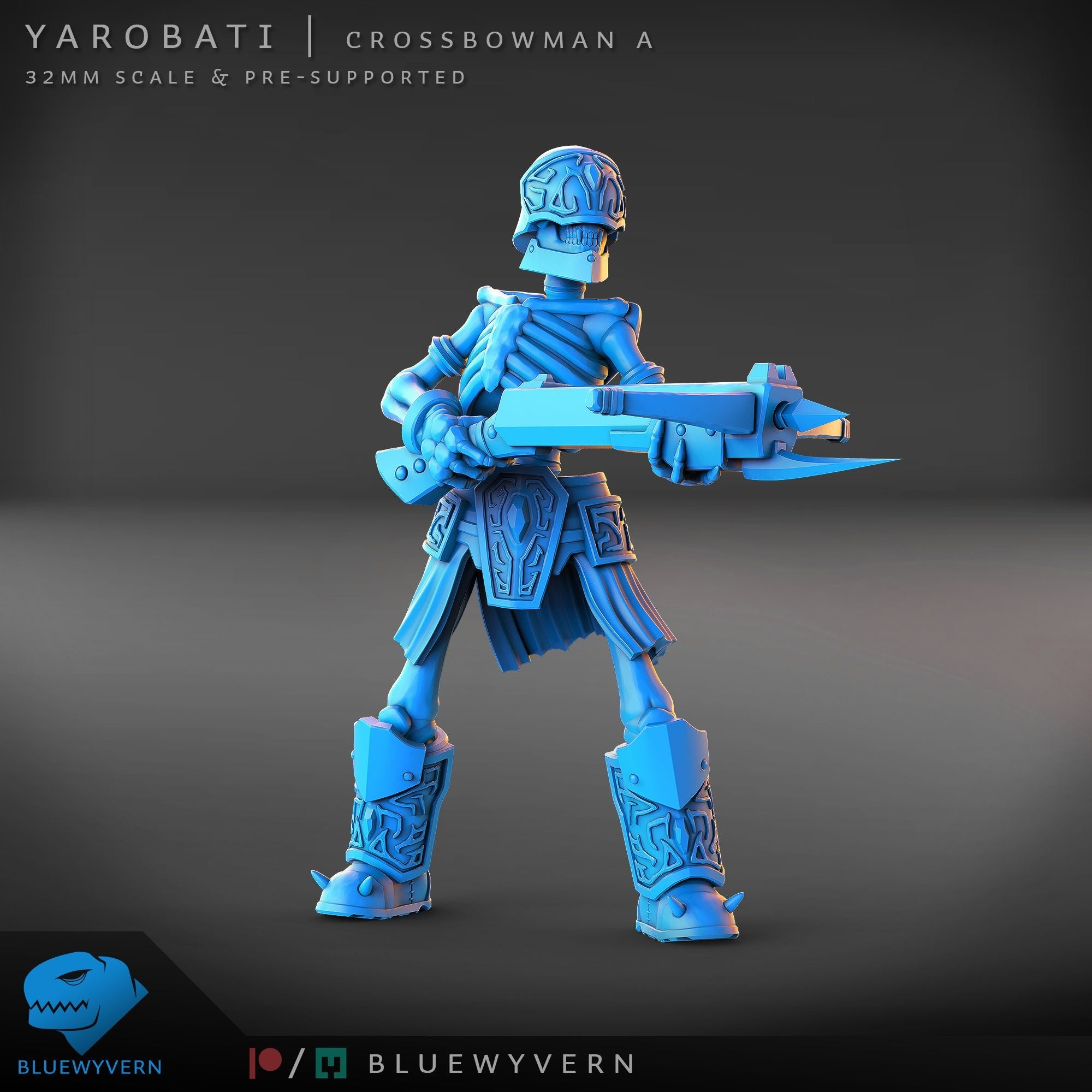 Yarobati Crossbowmen - Yarobati Undead - 3d Printed Miniature Sculpted ...