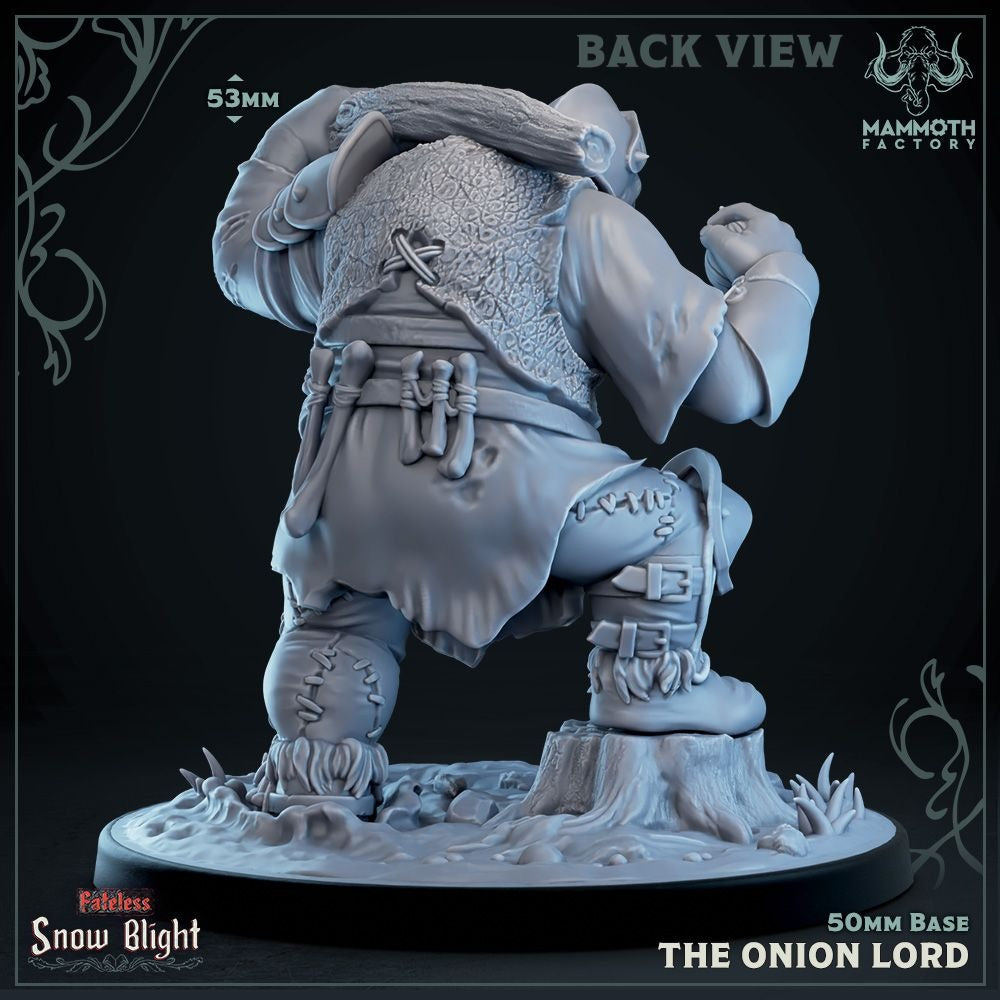 The Onion Lord - Snow Blight - 3d Printed Miniature Sculpted by Mammot ...