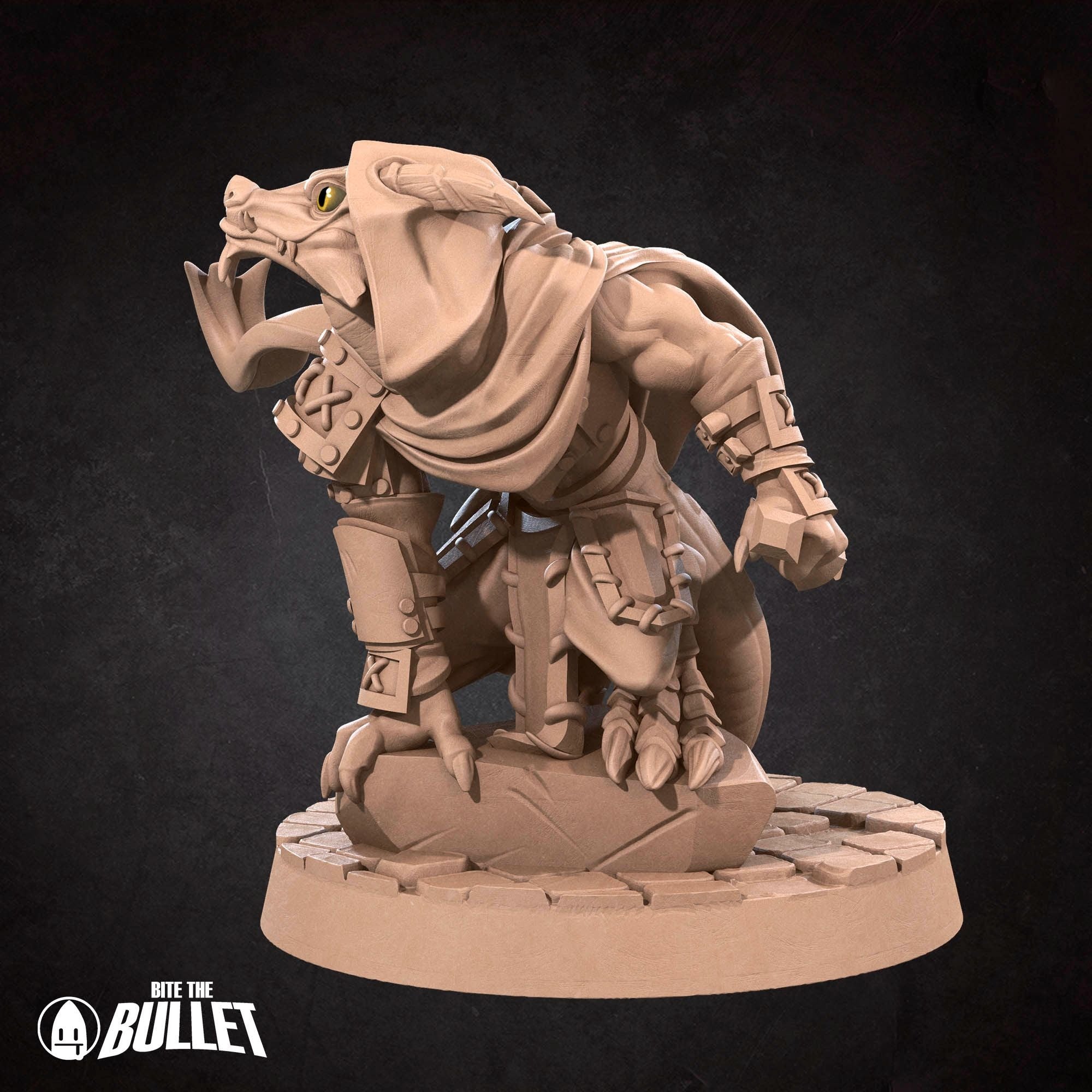 Kobold Rogue - Kobold DND - 3d Printed Miniature sculpted by Bite the ...