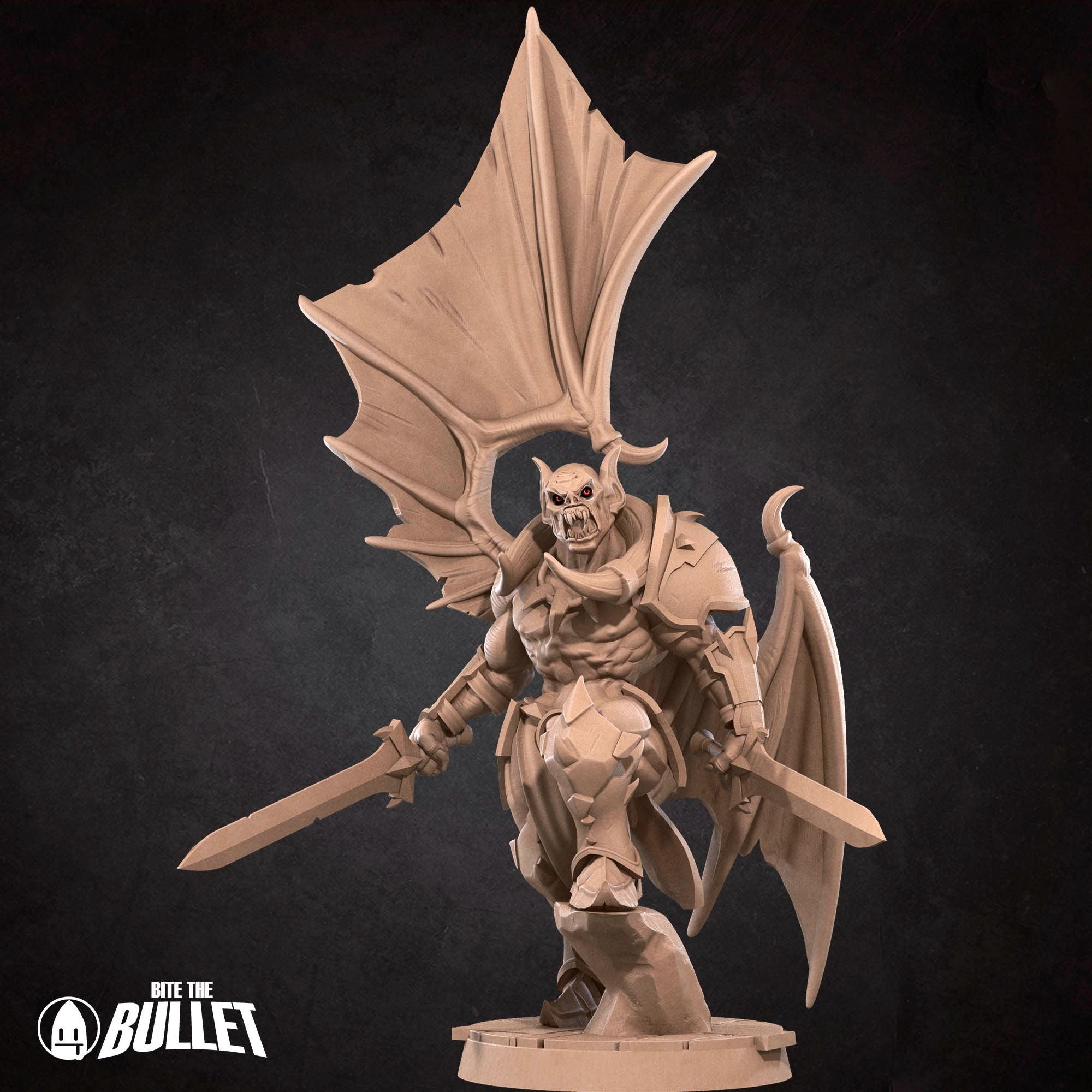 Vampire Fighter - Vampires - 3d Printed Miniature sculpted by Bite the ...