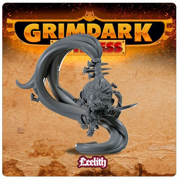 Leelith - 3d Printed Grimdark Cuteness Chibi Miniature – CheddarMinis