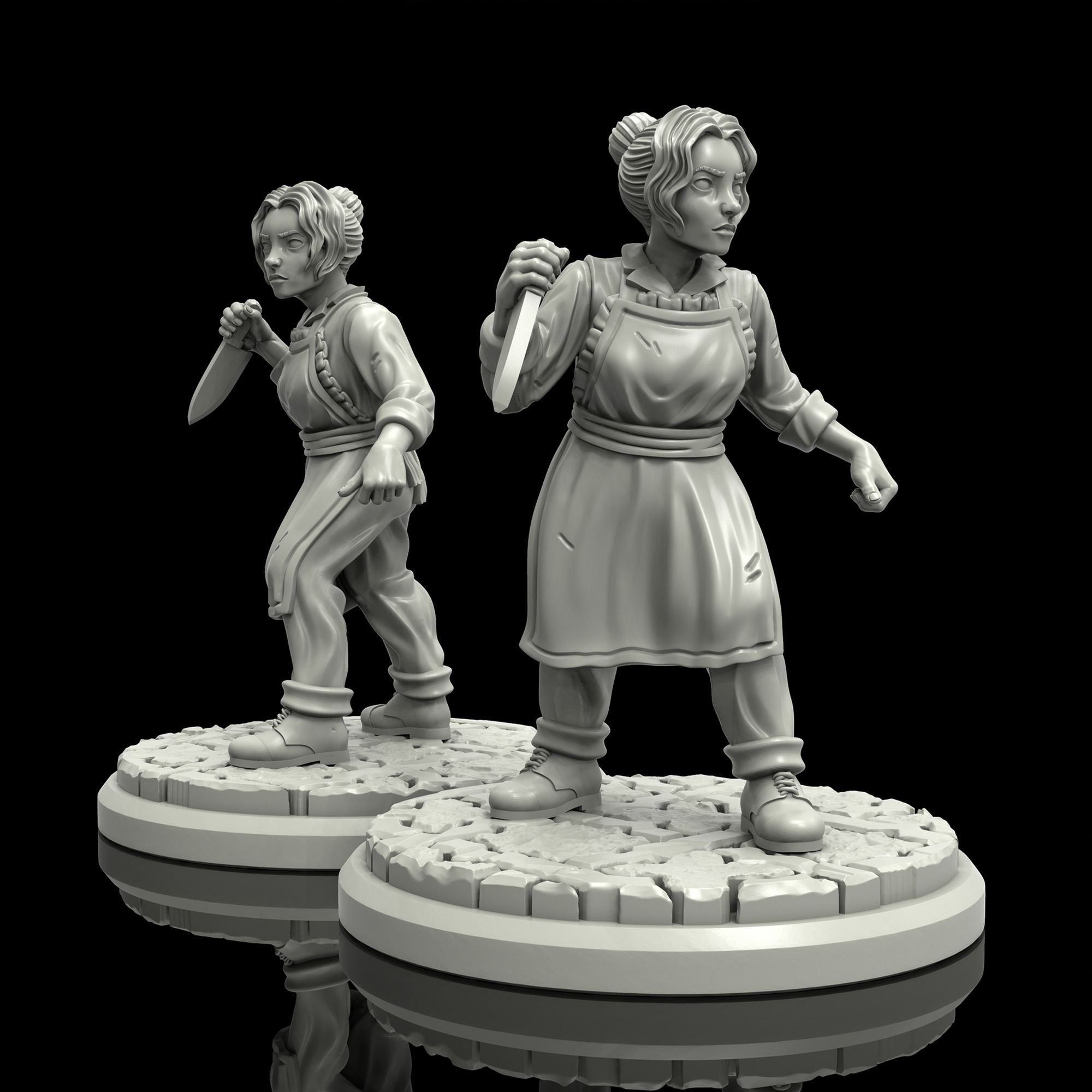 Chef, Mythos Investigator- 3d Printed Miniature Sculpted by Adaevy Cre ...
