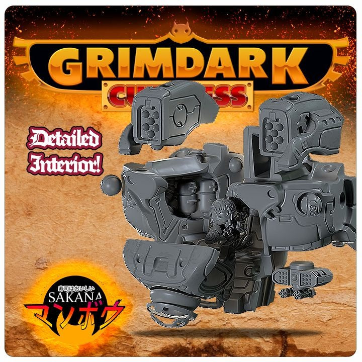 Sakana Sunfish - 3d Printed Grimdark Cuteness Chibi Miniature ...