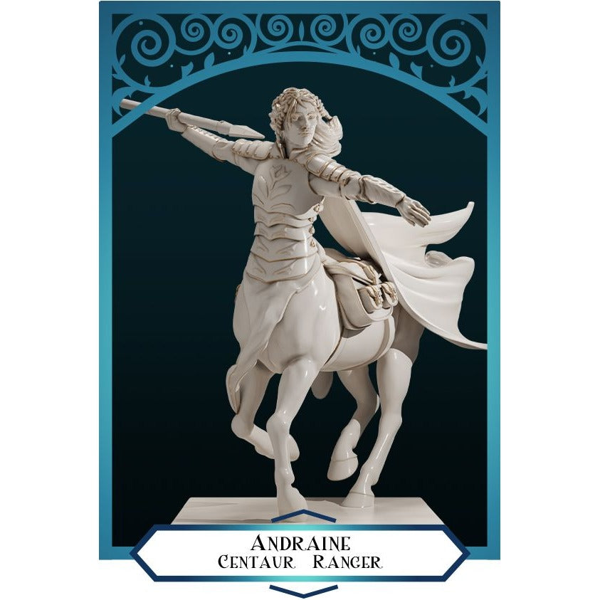 Centaur Ranger – Andraine - 3d Printed Miniature by DND Is A Woman ...