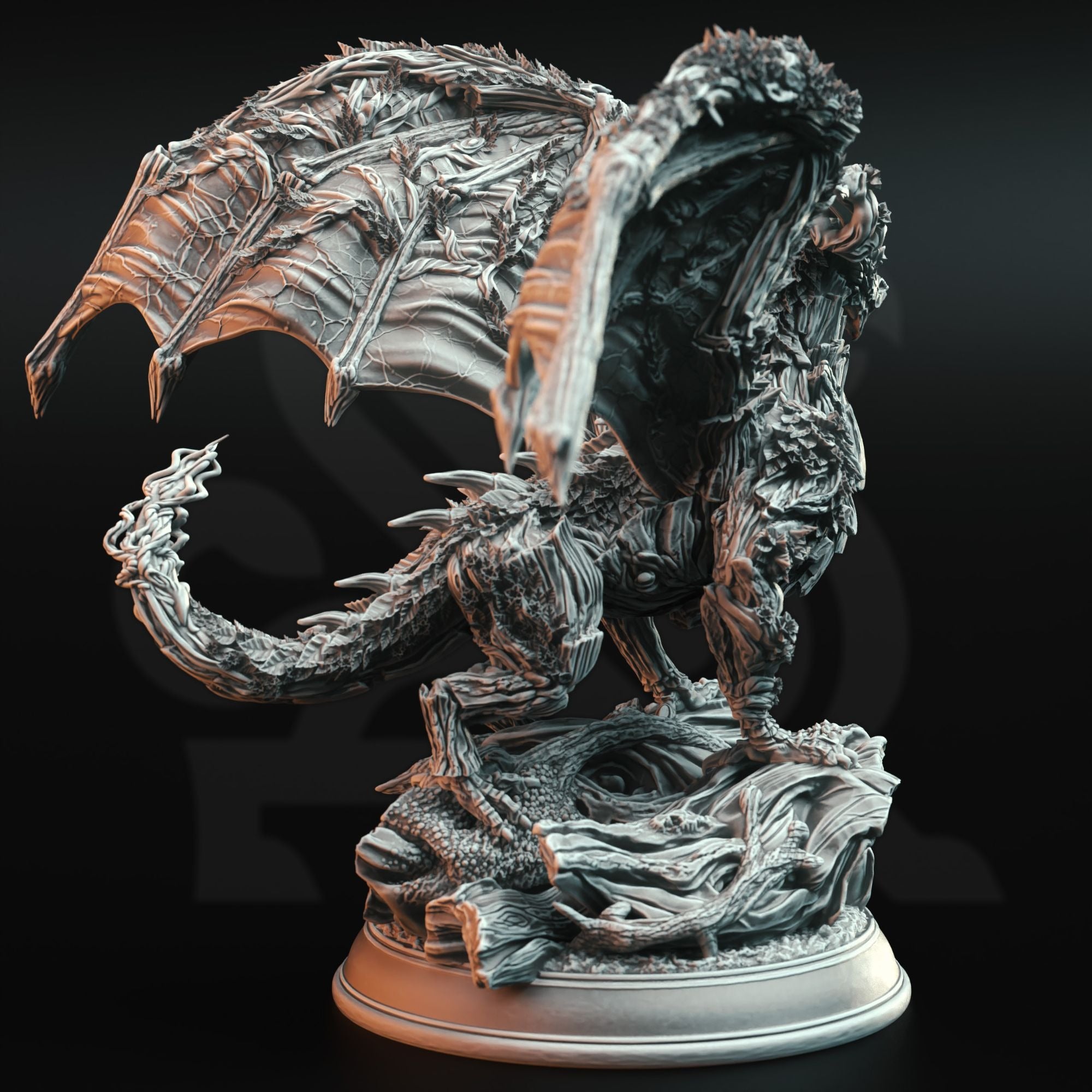 Underthwyn - Ancient Fey Dragon - 3d Printed Miniature by DM Stash ...