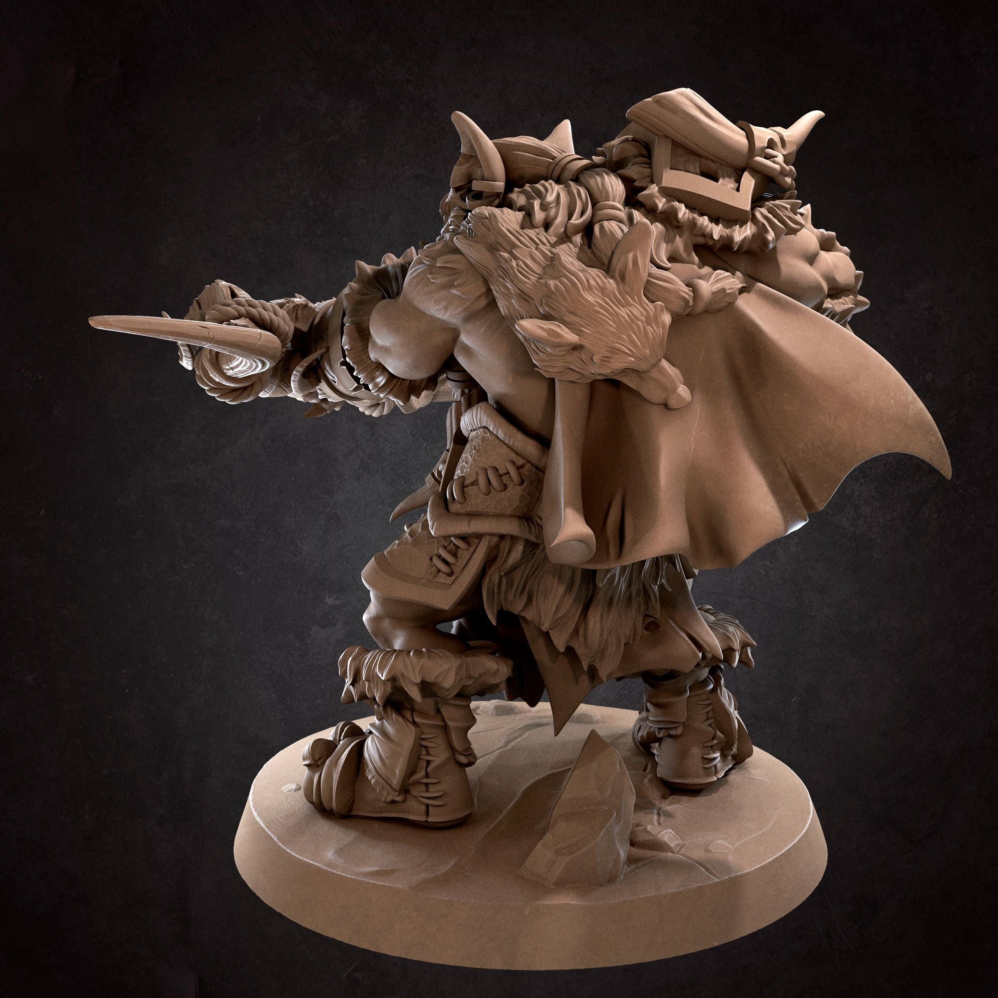 Bugbear Hunter - 3d Printed Miniature sculpted by Bite the Bullet ...