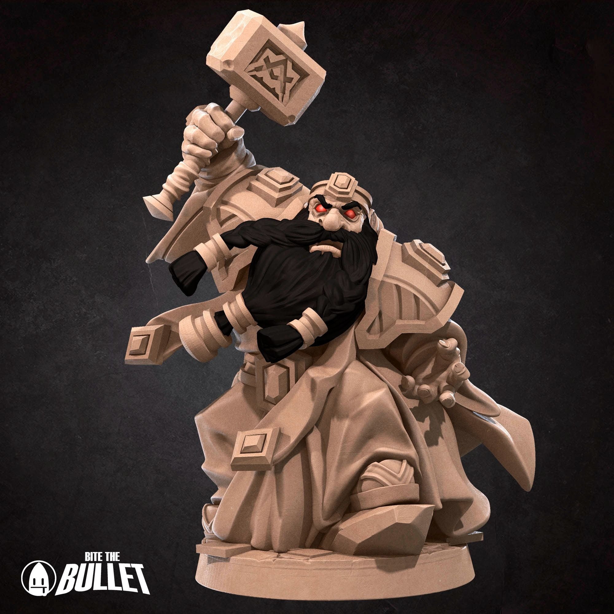 Dwarf Emperor - 3d Printed Miniature by Bite the Bullet – CheddarMinis