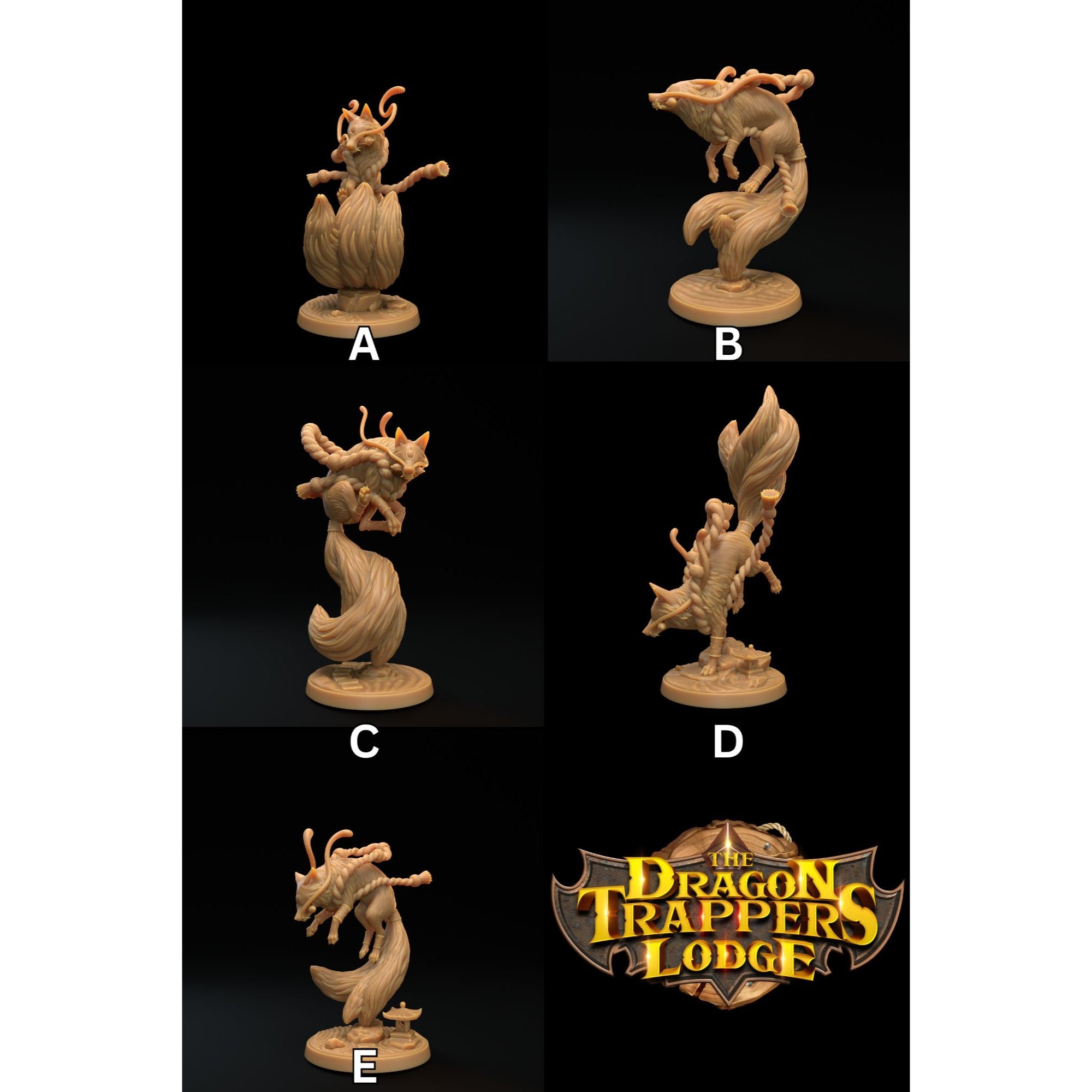 Watcher Spirits - 3d Printed Miniature by Dragon Trappers Lodge ...