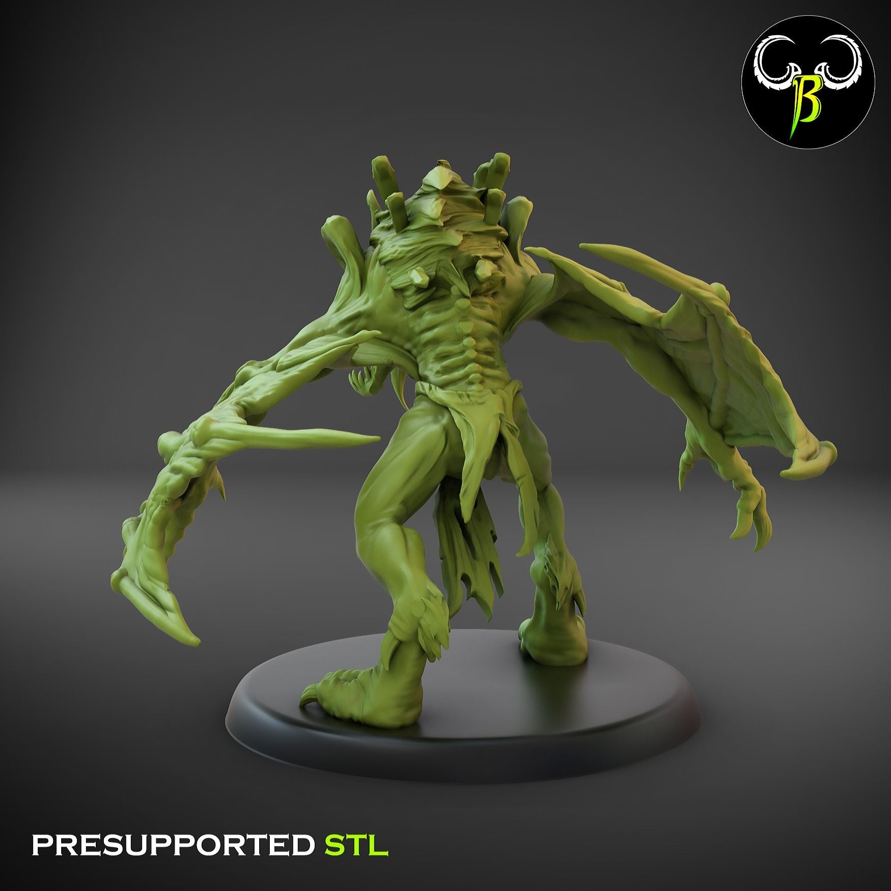 Flying Tomb Lord - Crypt Nightmares- 3d Printed Miniature Sculpted by ...