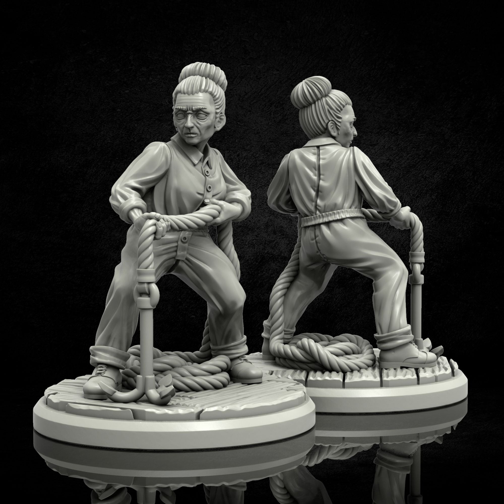 Fisherwoman, Mythos Investigator - Twilight of the Cursed Moon - 3d Pr ...